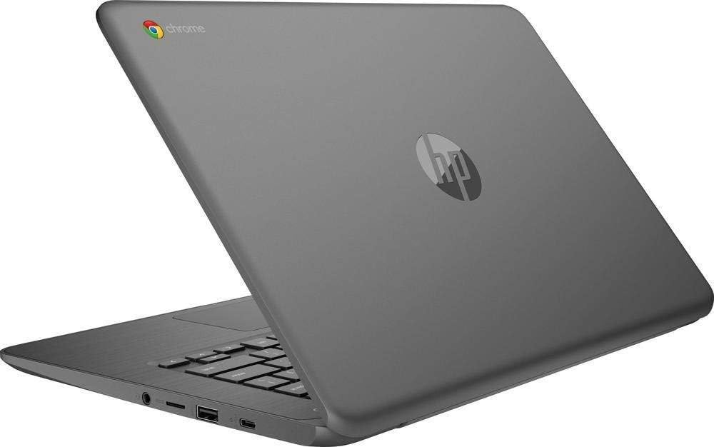 2019 HP 14" HD Touchscreen Chromebook Laptop PC, Intel Celeron N3350 Processor, 4GB DDR4 RAM, 32GB eMMC, 802.11ac, Bluetooth, USB-C 3.1, No DVD, Chrome OS ( Grey)