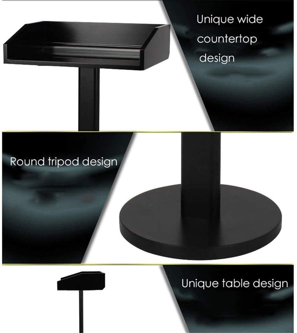 Lectern Podium Stand,Full Floor Lectern Hotel Restaurant Entrance Podium Welcome Table Speaking Stage Master of Ceremonies Office Supplies