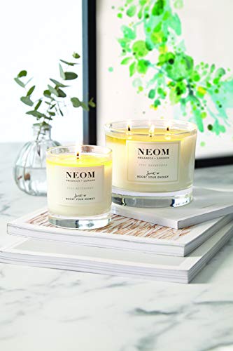 NEOM- Feel Refreshed Scented Candle, 3 Wick | Lemon & Basil | Essential Oil Aromatherapy Candle | Scent to Boost Your Energy