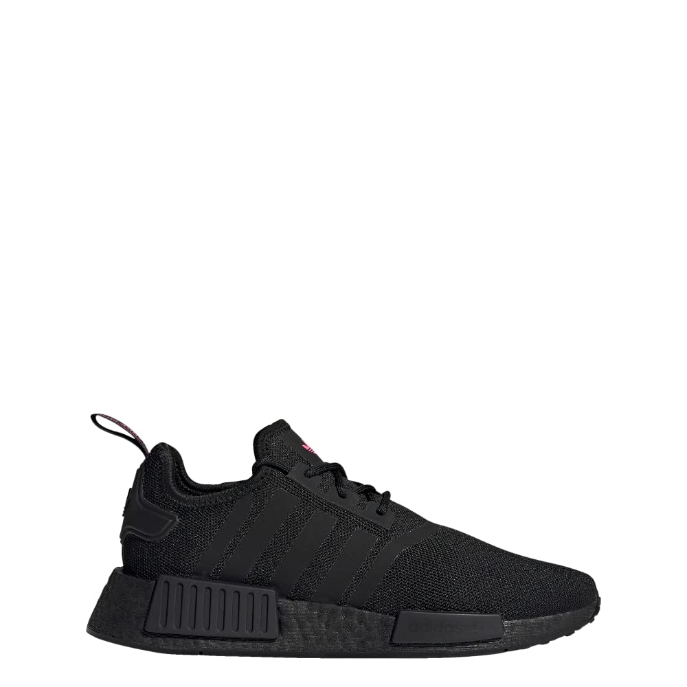 adidas Originals womens Nmd_r1's Sneaker, Core Black/Core Black/Solar Pink, 7.5 US
