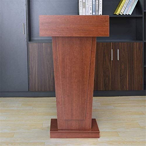MObyat Lectern Podium Stand,Podium Lectern Podium Church Pulpit or Ceremony Classroom Lecture Speech Teach Platform Standing Brown Presentation Lectern