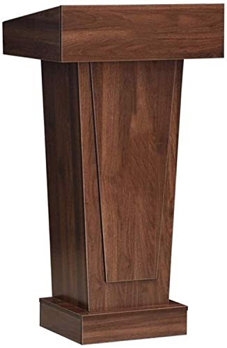 MObyat Lectern Podium Stand,Podium Lectern Podium Church Pulpit or Ceremony Classroom Lecture Speech Teach Platform Standing Brown Presentation Lectern