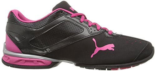 PUMA Women's 6 WN`S FM Shoes, Puma Black/Puma Silver/Beetroot Purple, 10 M