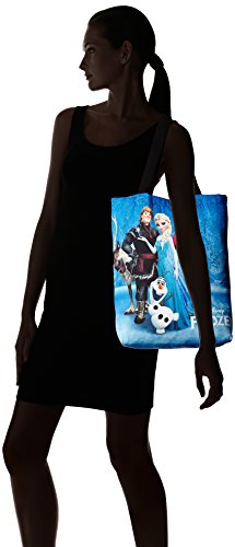 Concept One Handbags Frozen Group Shot Sublimation Print Shoulder Bag, Royal, One Size