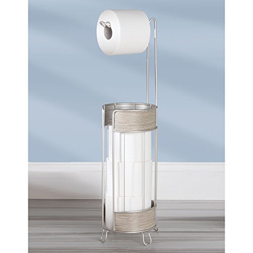Real Wood Free Standing Toilet Paper Holder