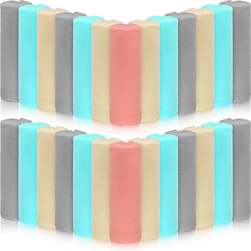 24 Pack Fleece Throw Blankets Assorted Fuzzy Cozy Blanket Bulk Throws for Sofa,50 x 60 Inches Soft Plush Microfiber Blanket Anti-Static Warm Lightweight Bed Travel Queen Blanket for Home Couch Wedding