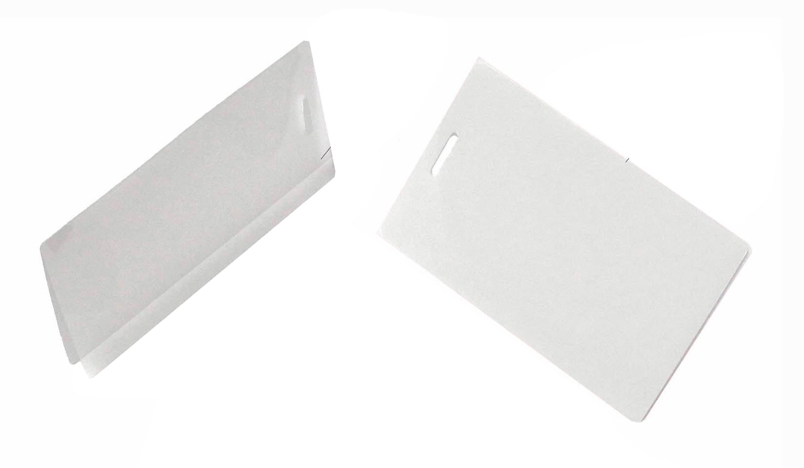 OLP Hot 10 Mil Luggage Tag Laminating Pouches With Slot (Pack of 500) 2-1/2 x 4-1/4 Clear