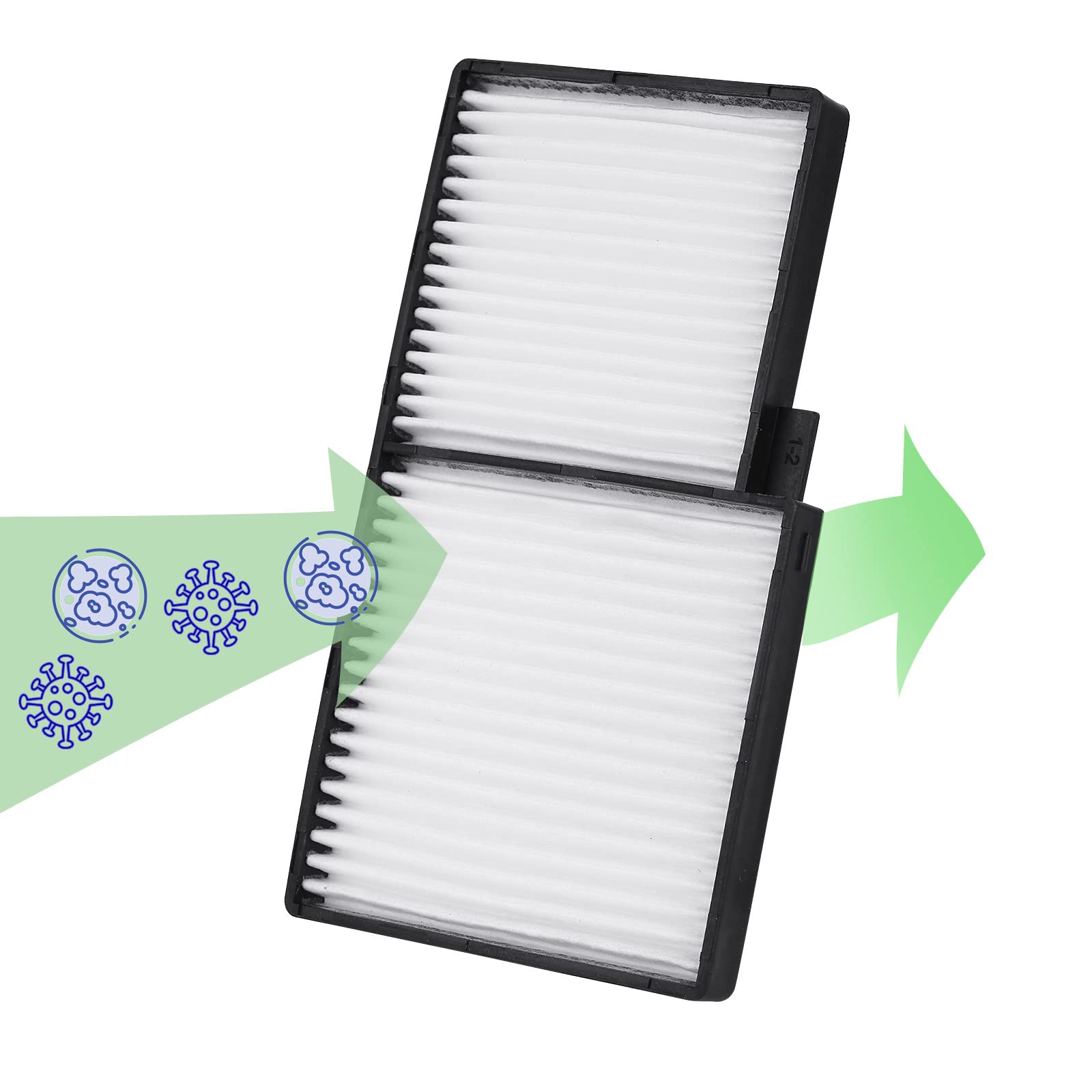 Litance Projector Air Filter ELPAF29 V13H134A29 for Epson Powerlite 1835 92 93+ 93 95 96W 905 915W 935W EB-93H EB-93e EB-93 EB-95 EB-96W EB-905 EB-910W EB-915W EB-925 EB-935W Filter Replacement