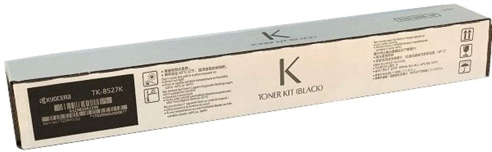 Kyocera 1T02RM0US0 Model TK-8527K Black Toner Cartridge for use with Kyocera/Copystar CS-3552ci, CS-4052ci, TASKalfa 3552ci and 4052ci Color Multifunctional Printers