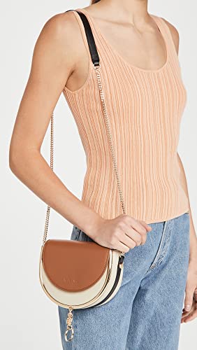 See by Chloe Women's Mara Evening Bag Combo, Cement Beige, Off White, Tan, One Size