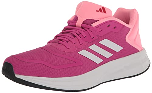 adidas Women's Duramo SL 2.0 Sneaker, Lucid Fuchsia/White/Beam Pink, 12.5