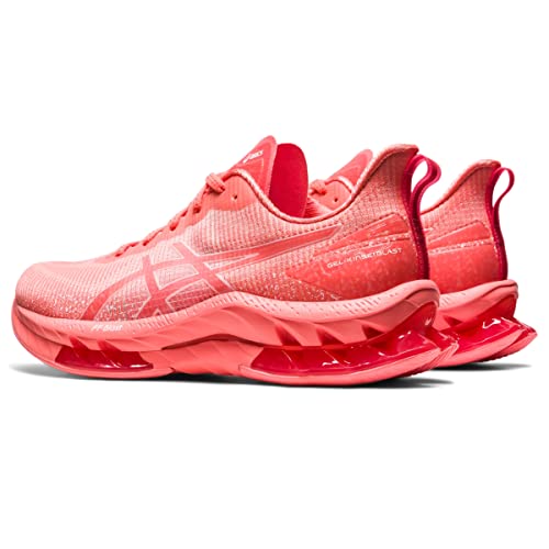 ASICS Women's Gel-Kinsei Blast LE 2 Running Shoes, 7.5, Papaya/White