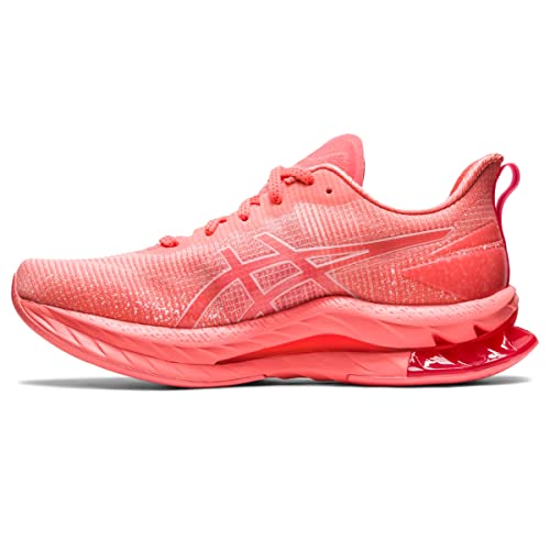 ASICS Women's Gel-Kinsei Blast LE 2 Running Shoes, 7.5, Papaya/White