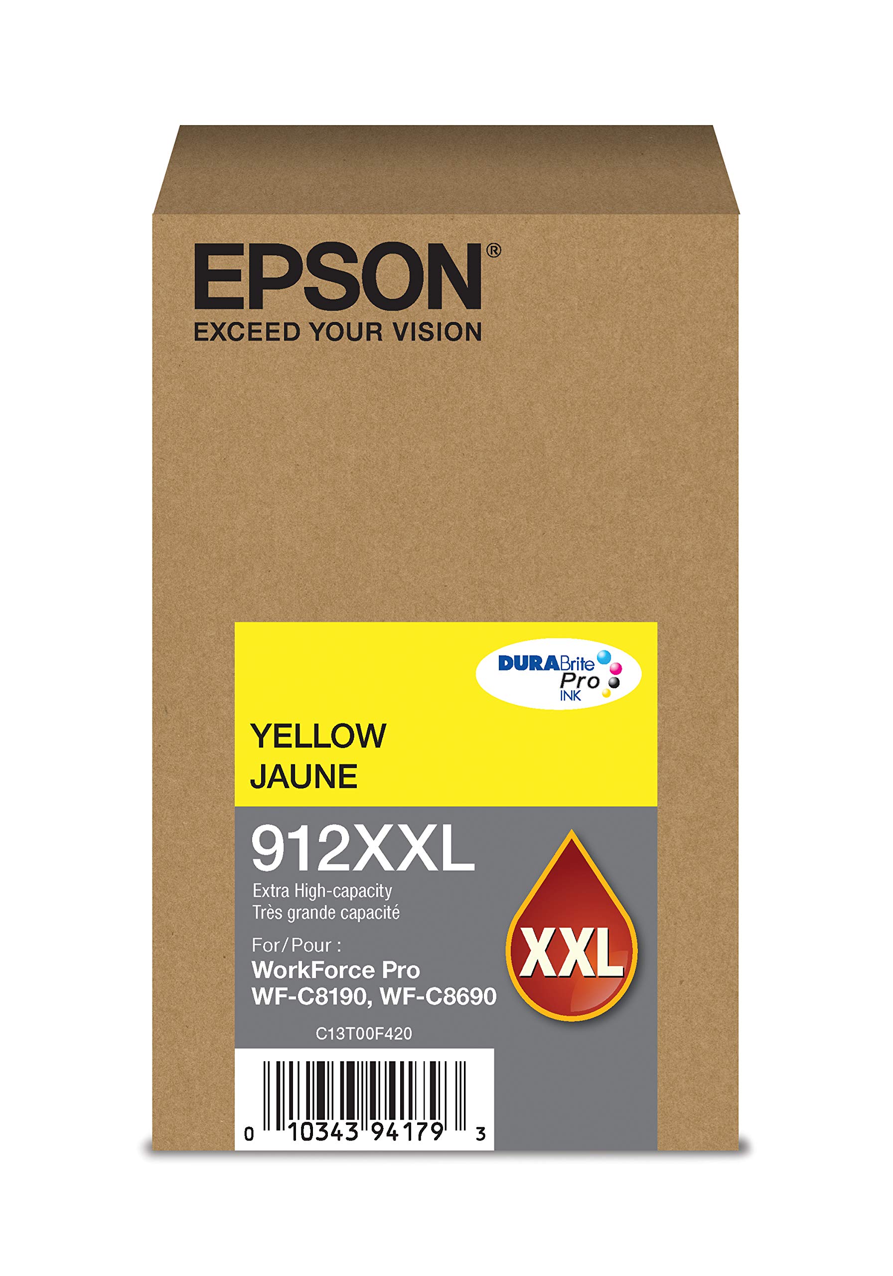 Epson DURABrite Pro T912XXL420 -Ink -Cartridge - Extra High Capacity Yellow