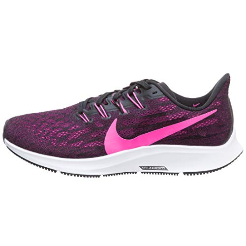 Nike Air Zoom Pegasus 36 Women's Running Shoe Black/Pink Blast-True Berry-White Size 7.5