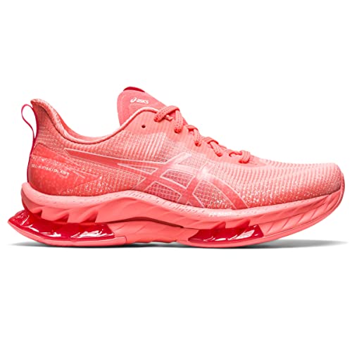 ASICS Women's Gel-Kinsei Blast LE 2 Running Shoes, 7.5, Papaya/White