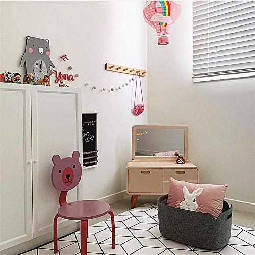 Foldable Storage Basket Bin Drawers Nature Felt Fabric with Handles for Home Office Bedroom Clothes DVD Books Cloest Organizer Strong&Large Size (Gray)