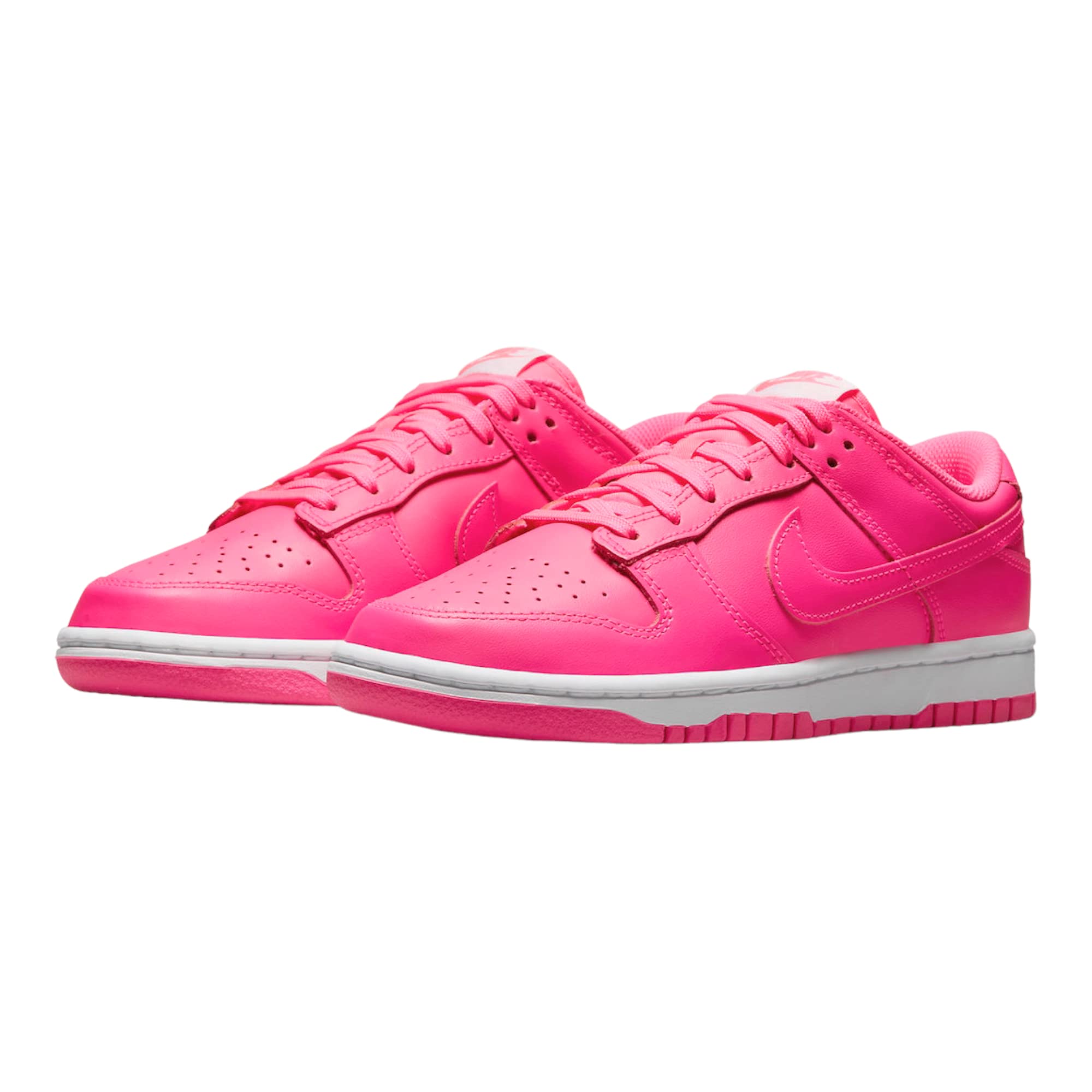 Nike Women's Dunk Low Shoes, Hyper Pink/White/Hyper Pink, 7.5
