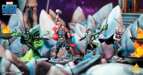 Marvel: Crisis Protocol Asgardians Affiliation Pack - United Might of Asgard! Tabletop Superhero Game, Ages 14+, 2 Players, 90 Minute Playtime, Made by Atomic Mass Games
