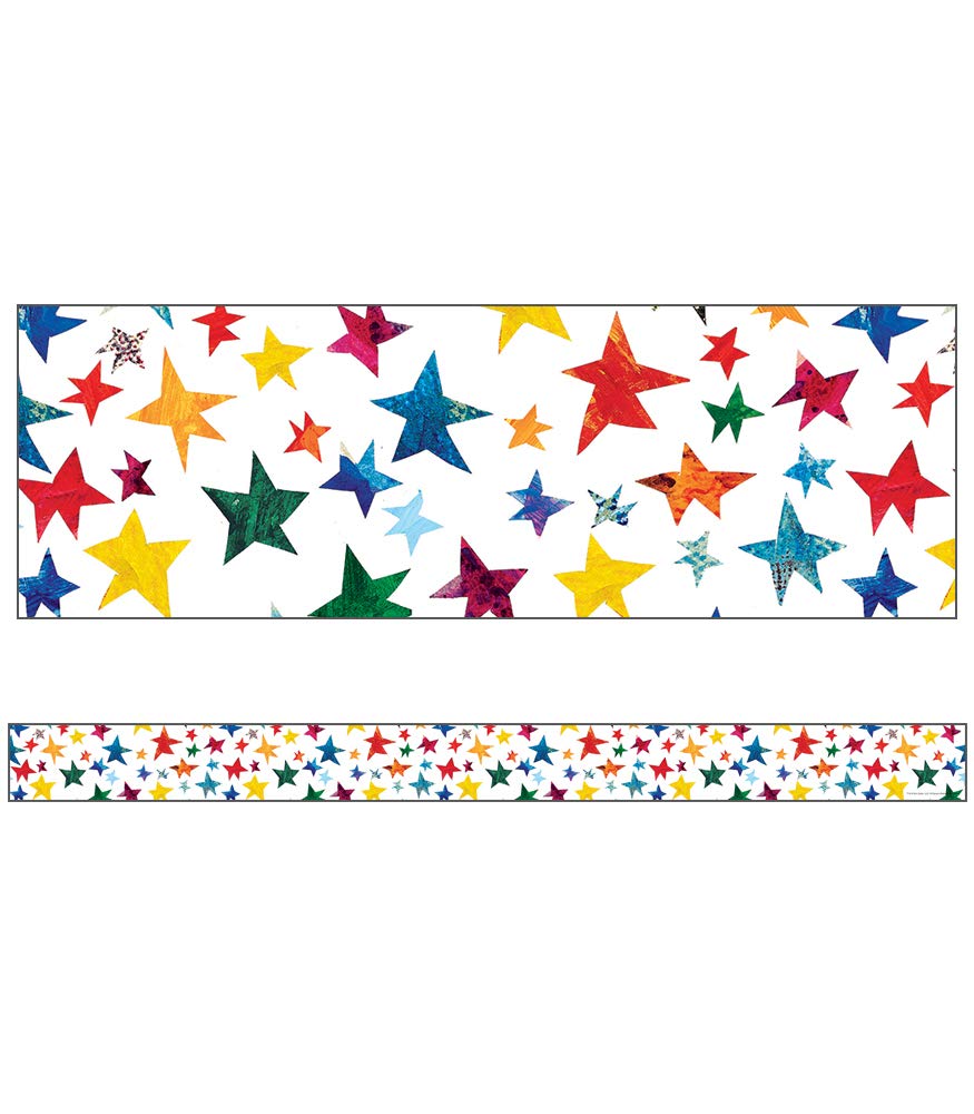 Carson Dellosa The World of Eric Carle Sparkling Stars Borders (108064)