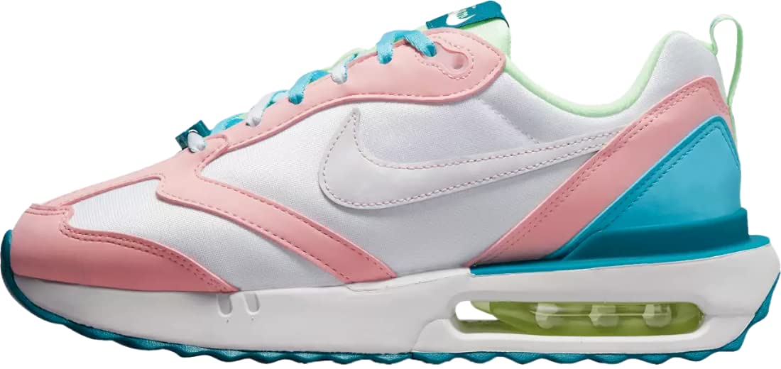 Nike Women's Air Max 90 shoe, White/White Med Soft Pink, 7.5