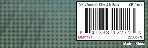 Atomic Mass Games Marvel: Crisis Protocol Klaw & M'Baku Character Pack - Wakanda's Powerhouse Duo! Tabletop Superhero Game, Ages 14+, 2 Players, 90 Minute Playtime, Made