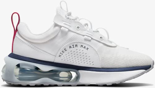 Nike Women's Air Max 2021 100, White/Thunder Blue/Pure Platinum/Archaeo Pink, 7 M US