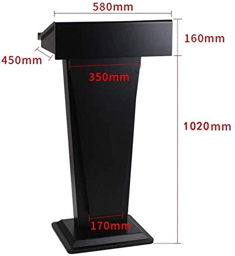 MObyat Lectern Podium Stand,Lectern Speaking Desk Reception Table Teachers Solid Wood Simple Podium for Church, School Or University for Church School Presentation