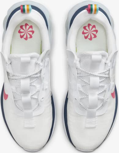 Nike Women's Air Max 2021 100, White/Thunder Blue/Pure Platinum/Archaeo Pink, 7 M US