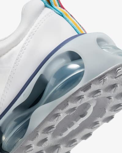 Nike Women's Air Max 2021 100, White/Thunder Blue/Pure Platinum/Archaeo Pink, 7 M US