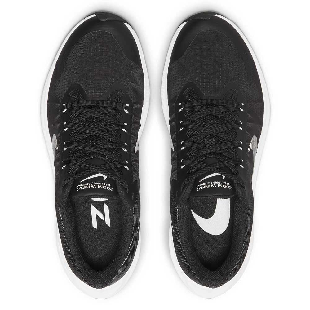 Nike Women's Sports Running, Black White Dk Smoke Grey Lt Smoke, 8.5