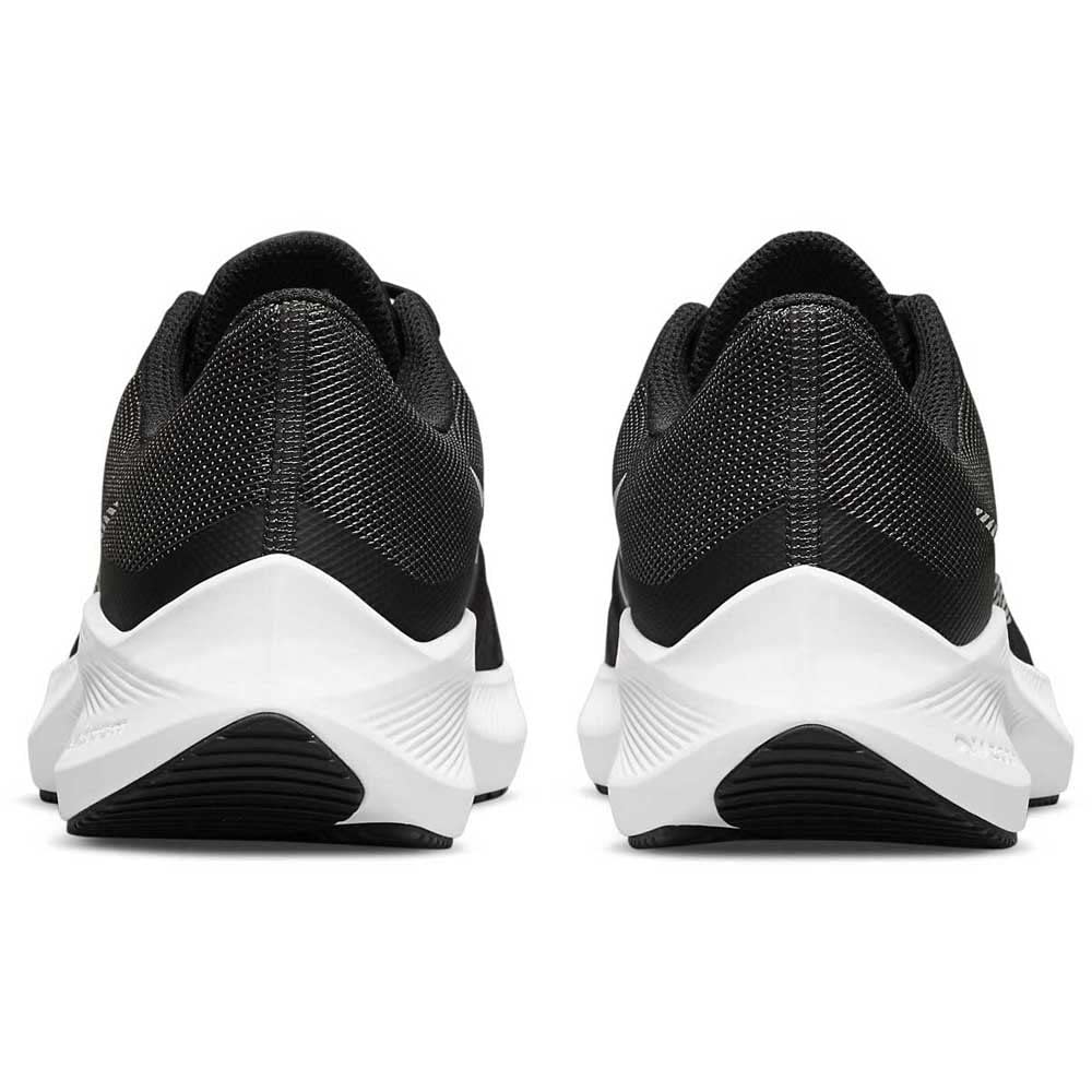 Nike Women's Sports Running, Black White Dk Smoke Grey Lt Smoke, 8.5