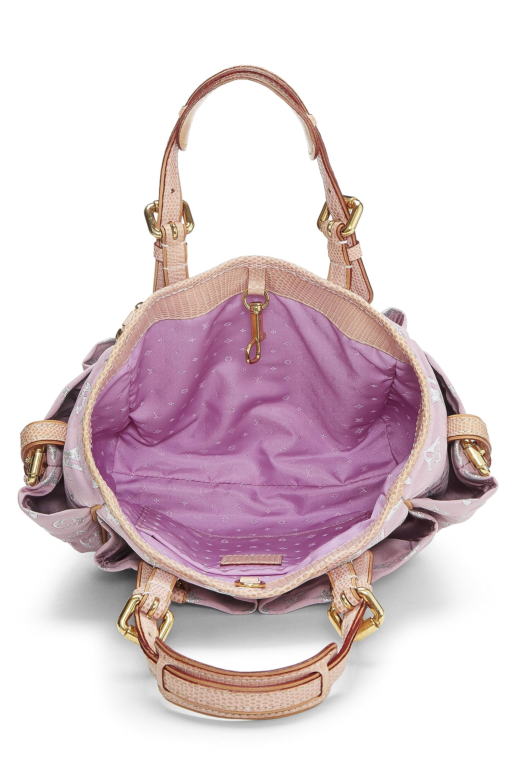Louis Vuitton, Pre-Loved Pink Monogram Satin Cabas GM, Pink