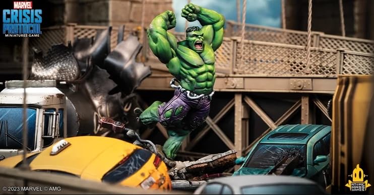Atomic Mass Games Marvel: Crisis Protocol Immortal Hulk Character Pack - Unleash The Eternal Smash! Tabletop Superhero Game, Ages 14+, 2 Players, 90 Minute Playtime, Made
