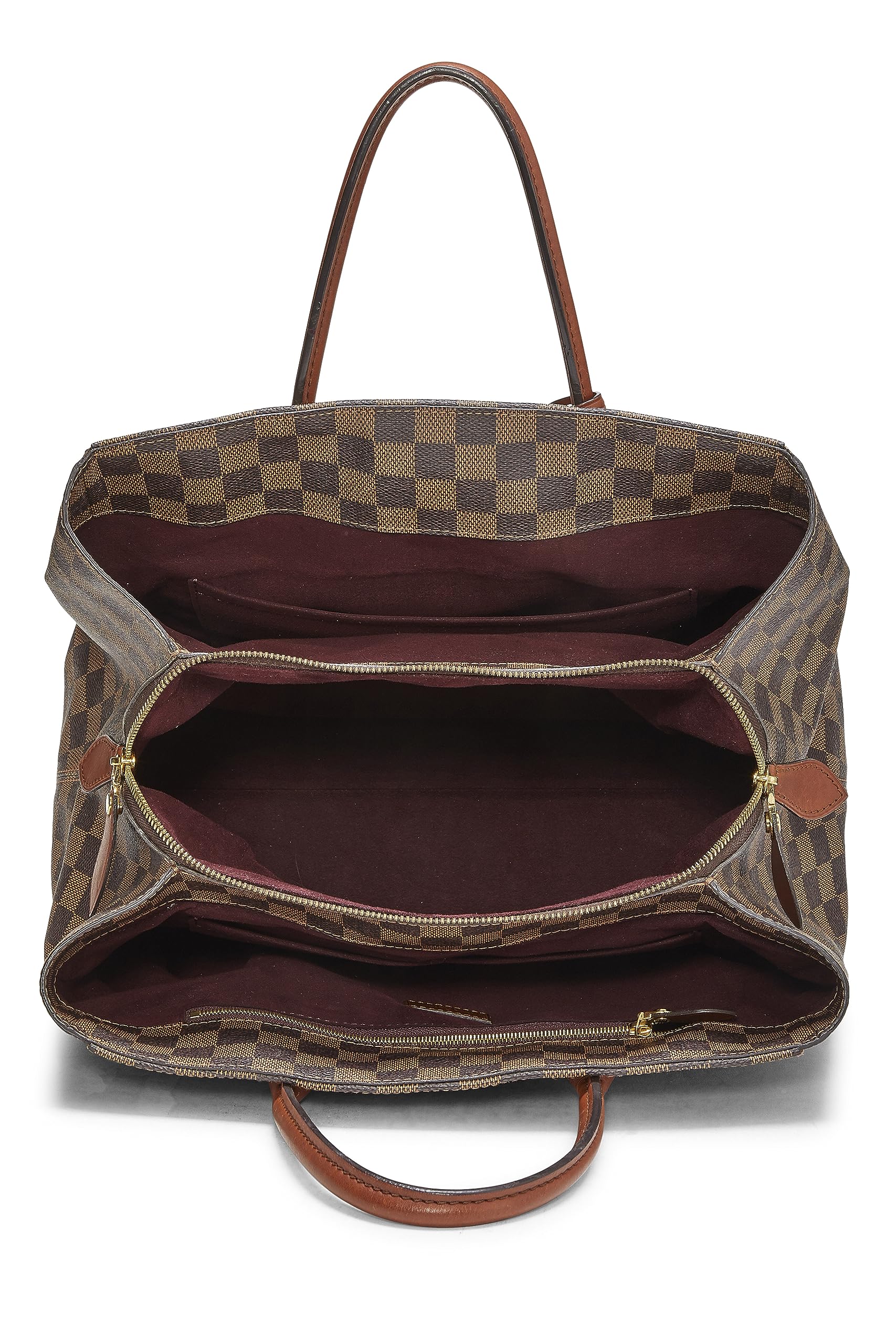 Louis Vuitton, Pre-Loved Damier Ebene Ascot, Brown
