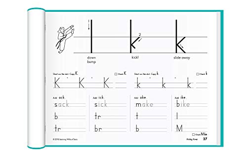 Learning Without Tears - Printing Power Student Workbook, Current Edition - Handwriting Without Tears Series - 2nd Grade Writing Book - Writing and Language Arts Lessons - For School or Home Use