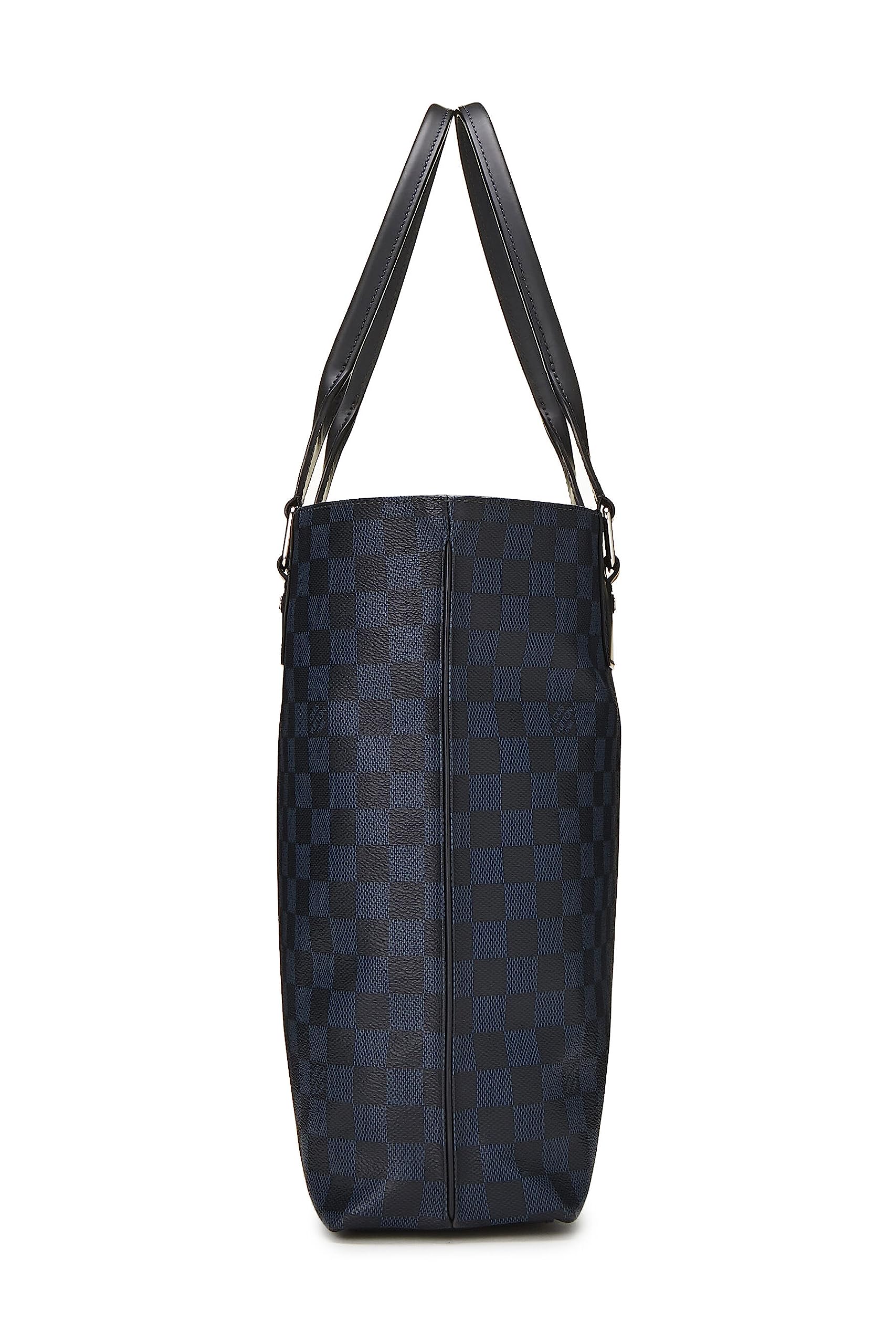 Louis Vuitton, Pre-Loved Damier Cobalt Cabas Voyage, Blue