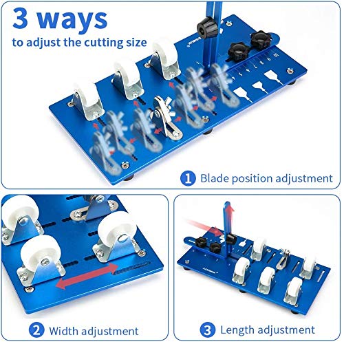Glass Bottle Cutter Upgraded Bottle Cutting Machine forĀ Cutting Round, Oval Bottles, Home Craft DIY Glass Cutter Bundle Tools for Cutting Wine, Beer, Whiskey, Champagne - Complete Accessories Tool Kit