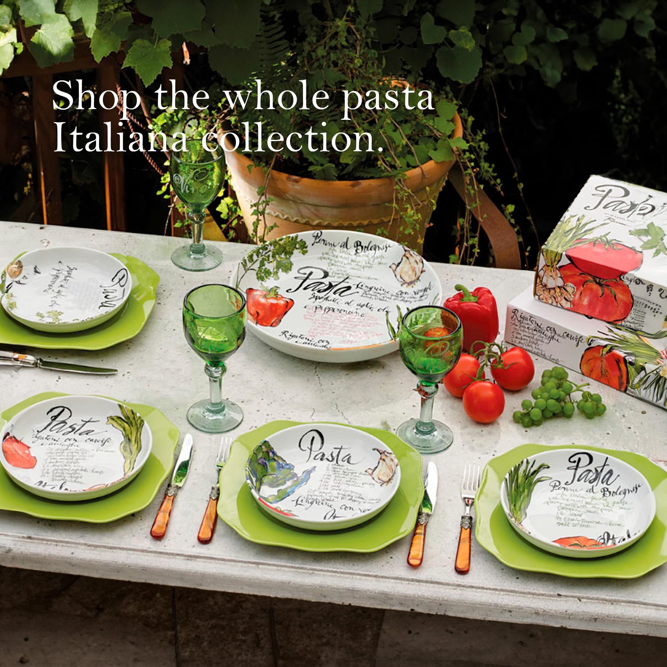 Rosanna Pasta Italiana Pasta Bowls Set of 4