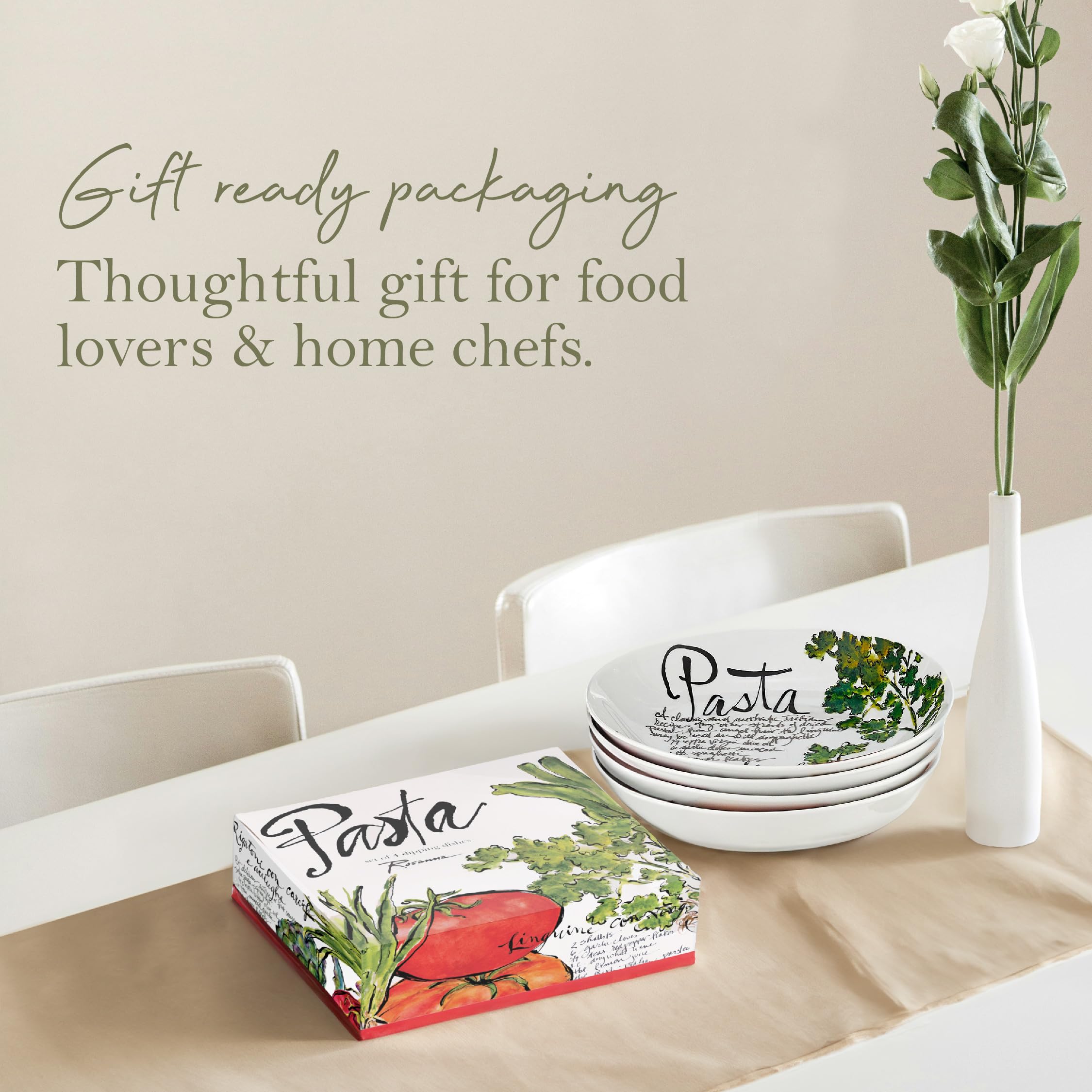 Rosanna Pasta Italiana Pasta Bowls Set of 4