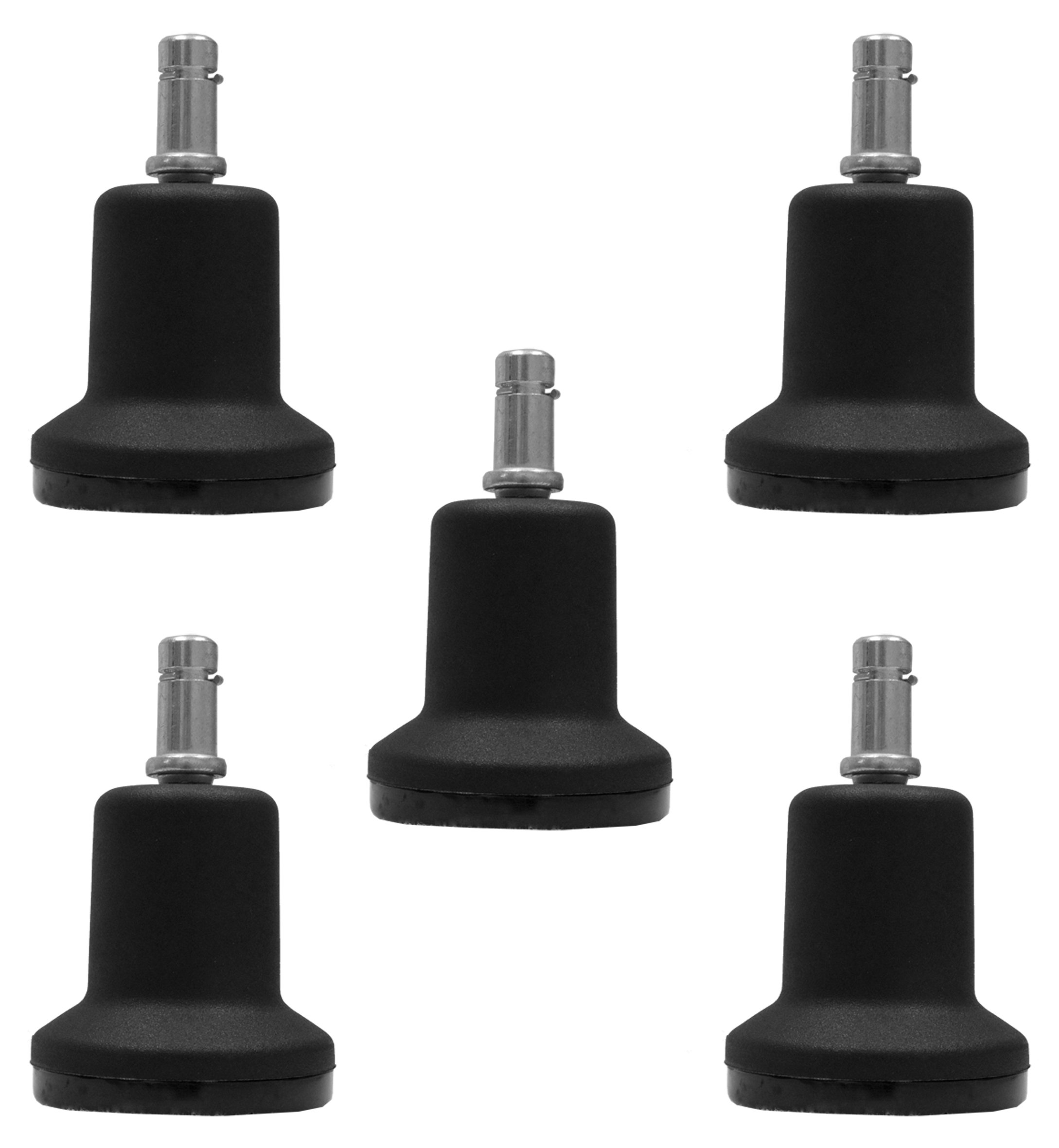 Replacement Office Chair or Stool Bell Glides - High Profile (5 Pack) - S0007