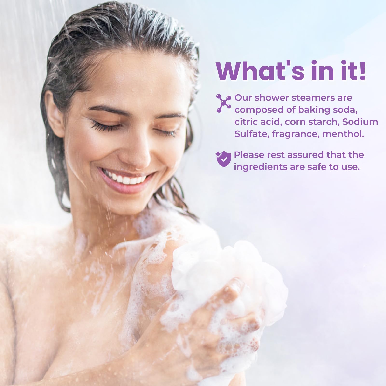 CalmNFiz Shower Steamers Aromatherapy 8 Pack Bath Bombs Essential Oil Self Care Mother's Day, Birthday Gift for Men and Women Who Have Everything