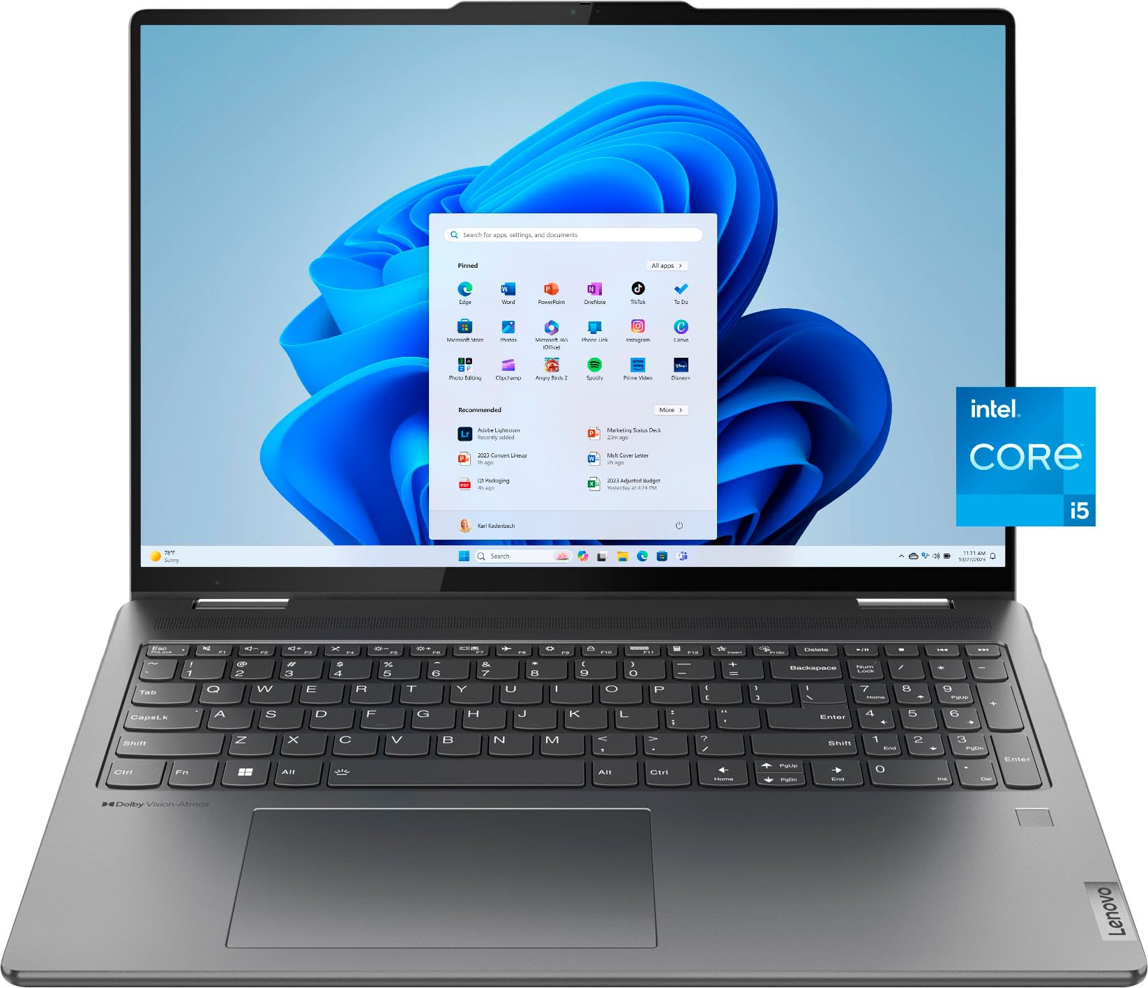 Lenovo IdeaPad Slim 9 9i Pro 14ITL5 14" 4K UHD Touchscreen (Intel 4-Core i7-1195G7, 16GB RAM, 2TB PCIe SSD) Business Laptop, Backlit, Fingerprint, 2 x Thunderbolt 4, IR-Webcam, Windows 11 Pro