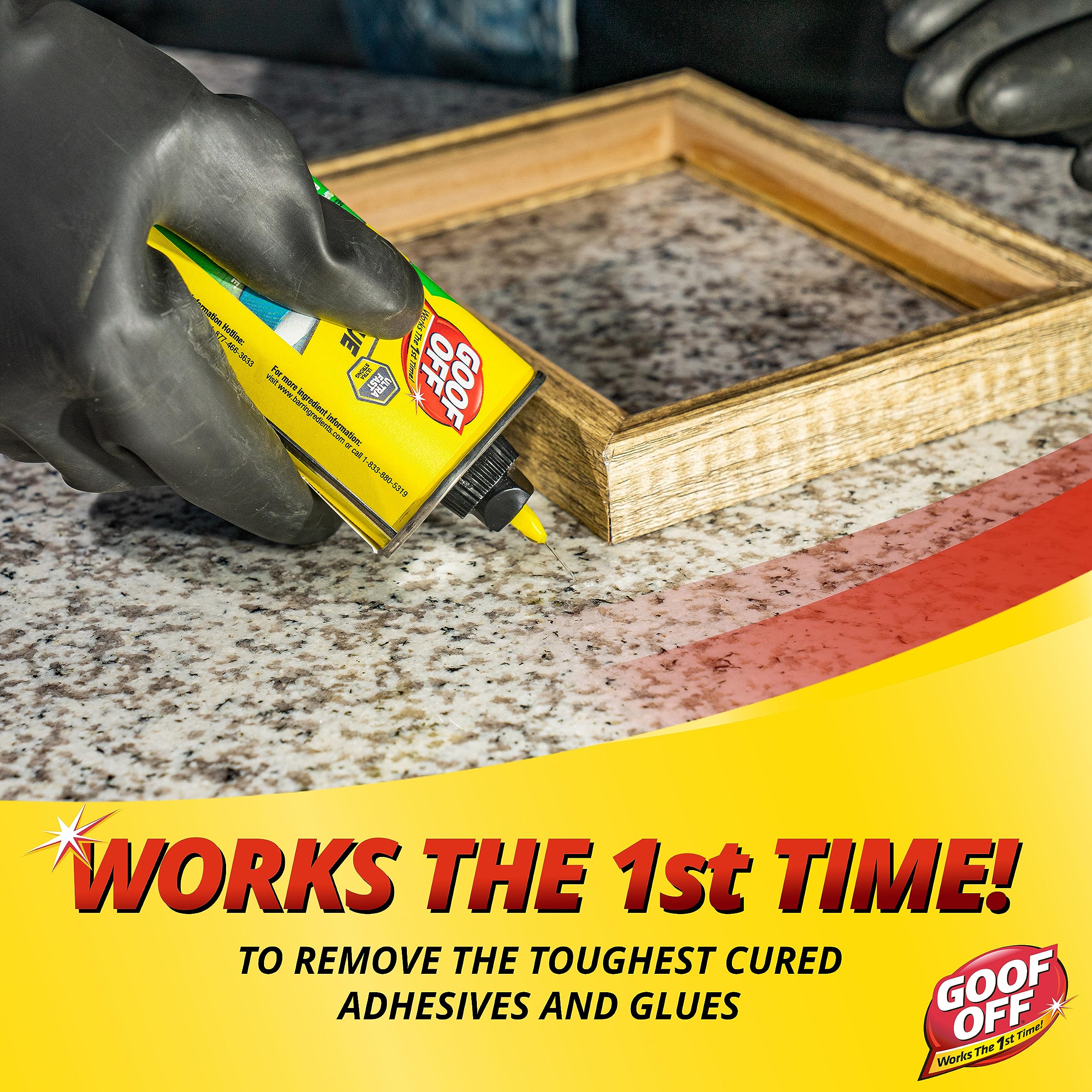 Goof Off Super Glue Remover - 4 oz. can, Yellow (FG678)