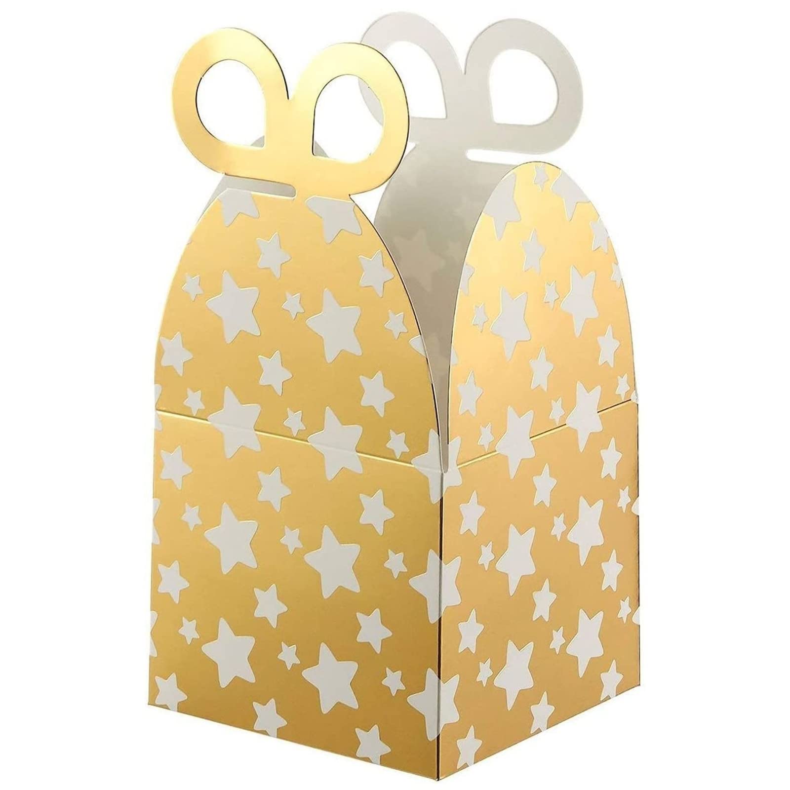 Paper Gift Boxes for Party Favors, Gold Foil (3.7 x 3.2 Inches, 36-Pack)
