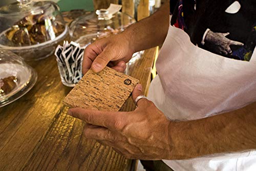 Vegan Wallet Made of Eco Friendly Cork, A Special & Unique Gift for Men, Extra Capacity For Notes, Credit Cards & IDs, Slim Cruelty Free RFID Blocking Wallet, Includes a Beautiful Recyclable Gift Box