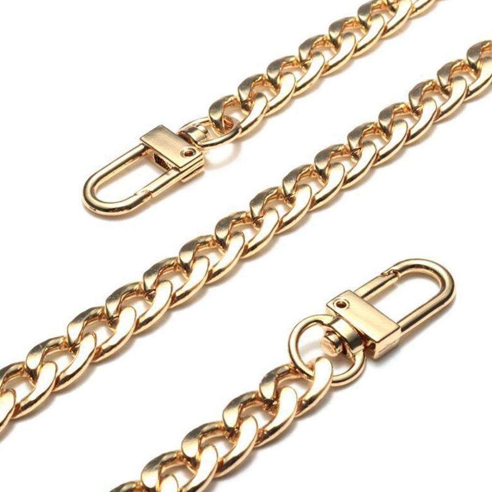 NEXT FASHION Purse Chain Strap Handle Shoulder Crossbody Metal Replacement 20CM - 120CM Selecting (Gold, 48" / 120cm)