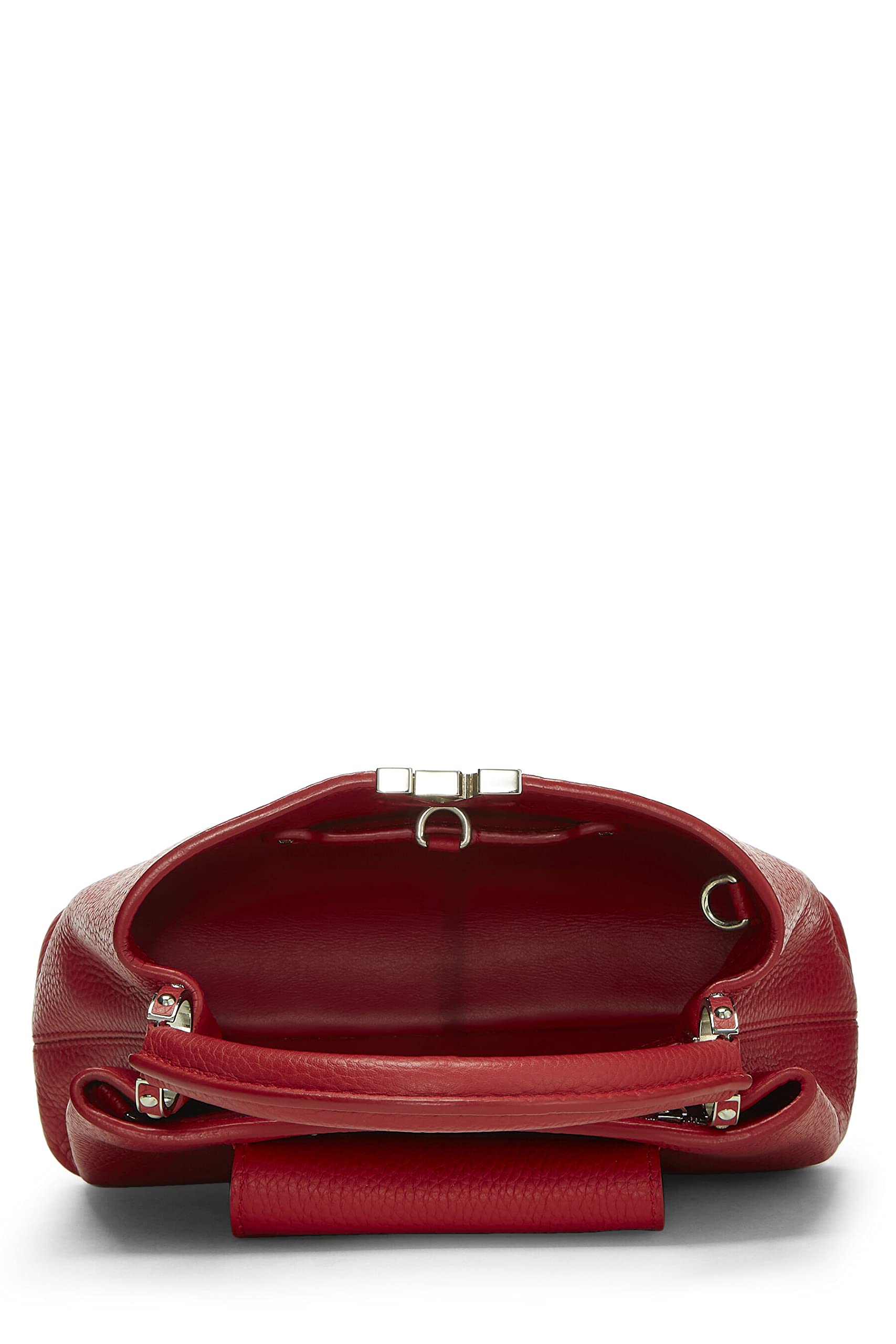 Louis Vuitton, Pre-Loved Red Taurillon Capucines BB, Red