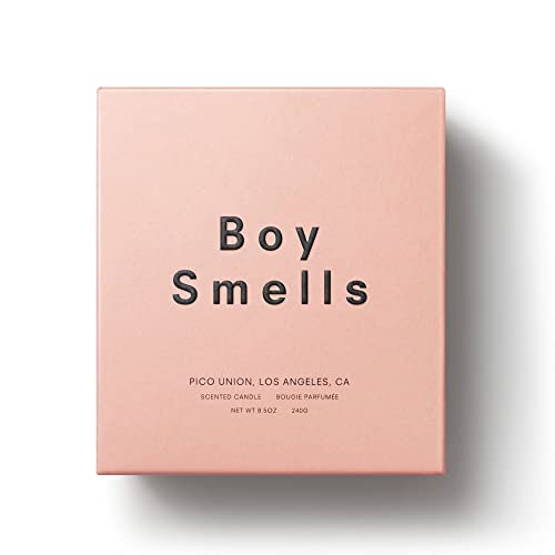 Les Boy Smells Candle | 50 Hour Long Burn | Coconut & Beeswax Blend | Luxury Scented Candles for Home (8.5 oz)