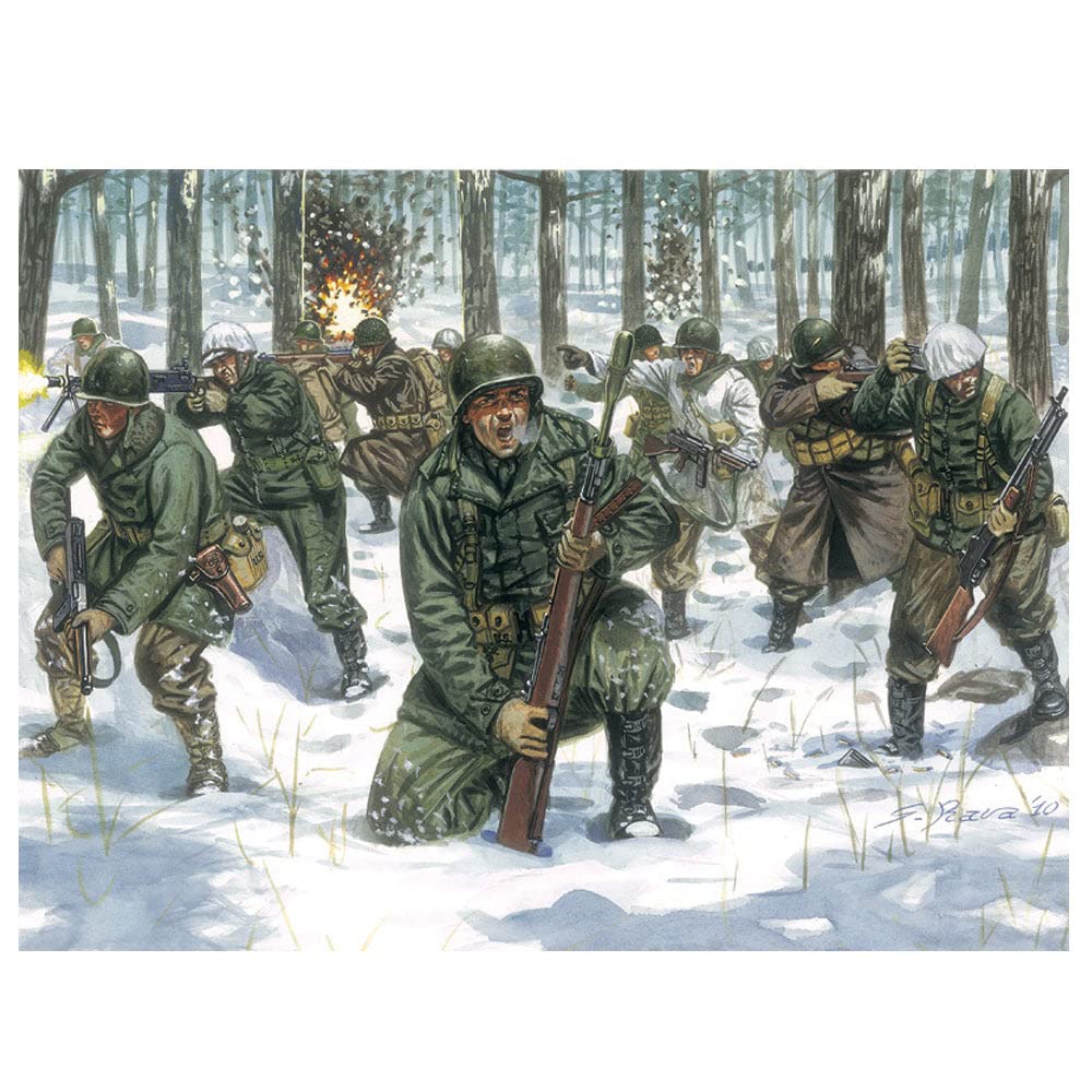 Italeri I6133 510006133 - 1:72 WWII United States Infantry Winter Uniform, Plastic Construction Kit